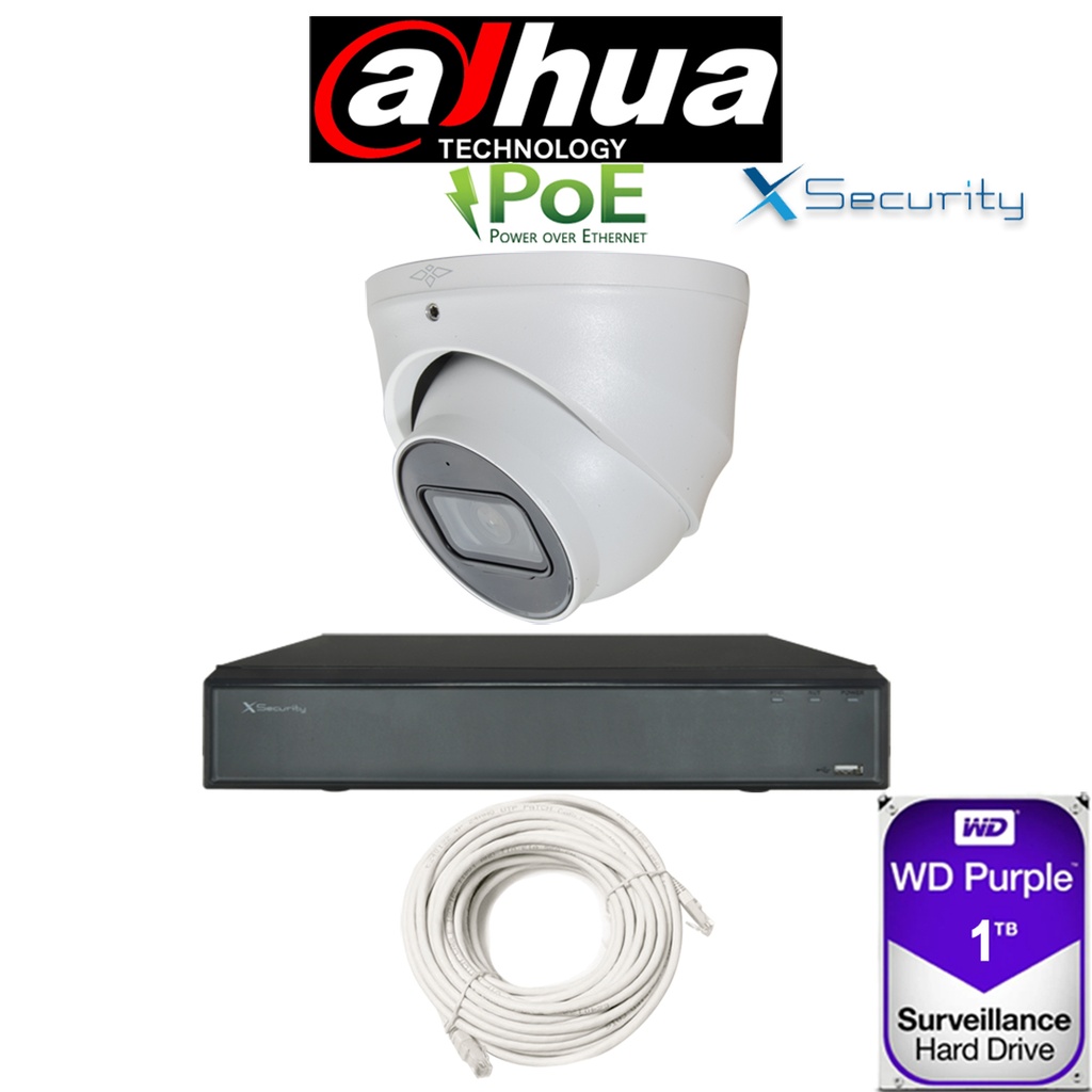 PACK X-SECURITY IP 1 CAMERA | Mr Caméras