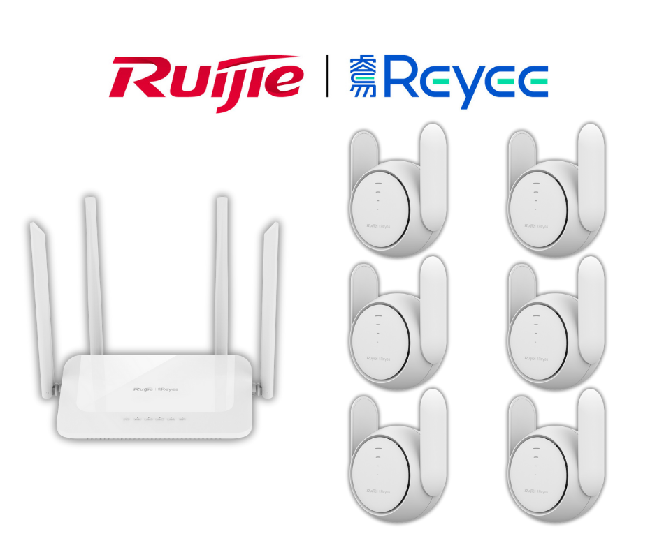 PACK Wi-Fi Mesh REYEE 6 / PACKWIFI-REYEE-6 | Mr Caméras